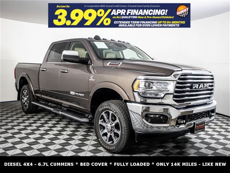 2019 Ram 3500 Laramie Longhorn Crew Cab - Sunset Trucks