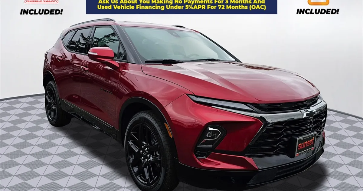 2025 Chevrolet Blazer RS - Sunset Auto Family
