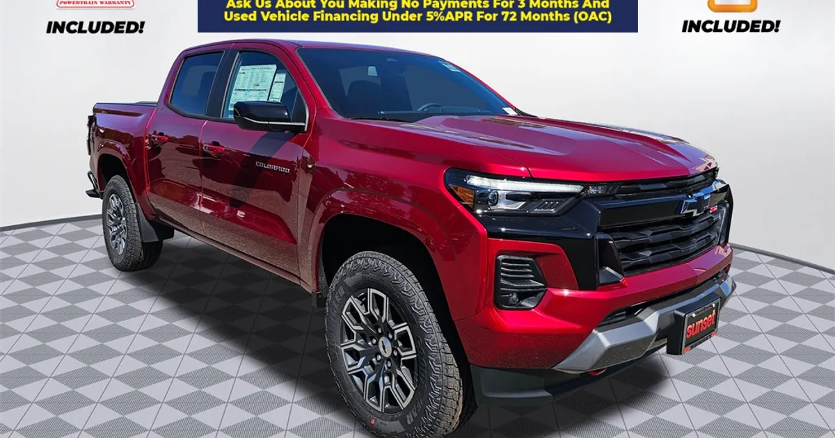 2026 Chevrolet Colorado Z71 Crew Cab - Sunset Auto Family