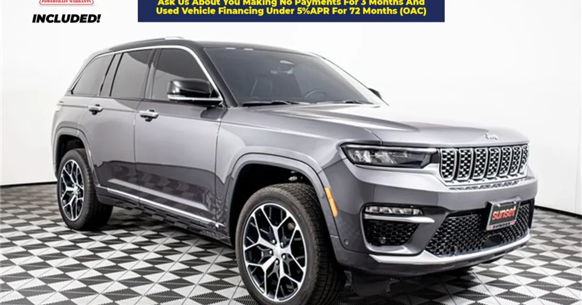 2023 Jeep Grand Cherokee Summit Reserve - Sunset Auto Family