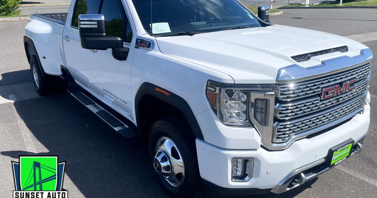 2020 GMC Sierra 3500HD Denali long bed dually Crew Cab - Sunset Auto ...