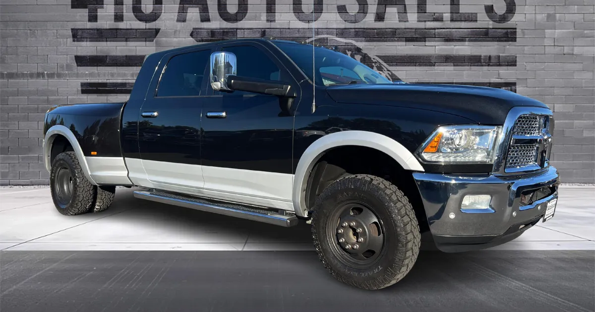 2017 RAM 3500 LARAMIE MEGA CAB DUALLY - 410 Auto Sales